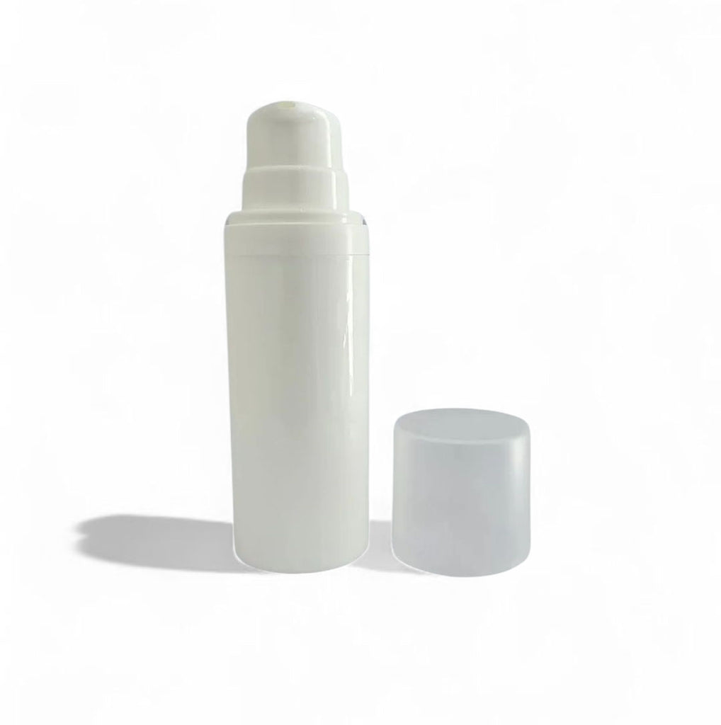 50ml White Airless Pump Bottle — Naturally Balmy