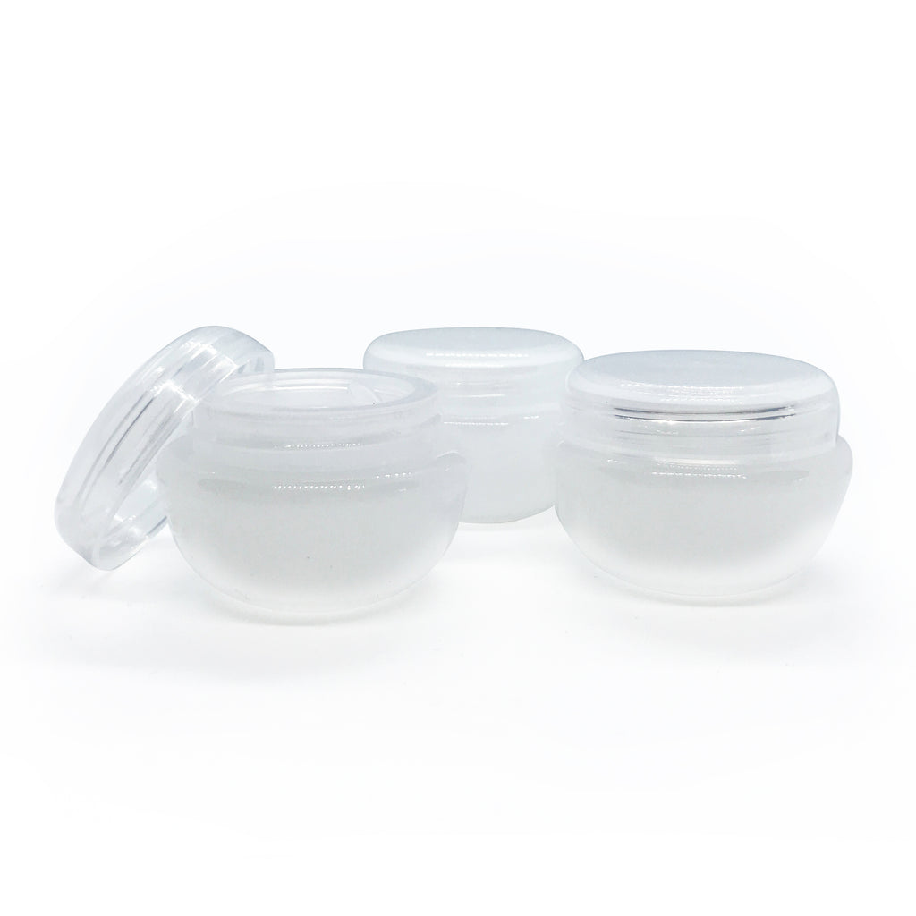 10ml Cosmetic 'Mushroom' Jars with Shive & Lid — Naturally Balmy