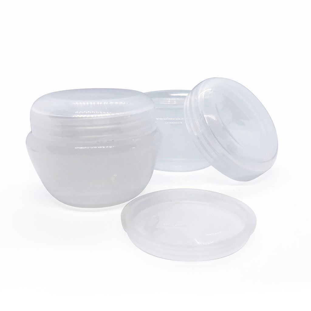 30ml Cosmetic 'Mushroom' Jars with Shive & Lid — Naturally Balmy