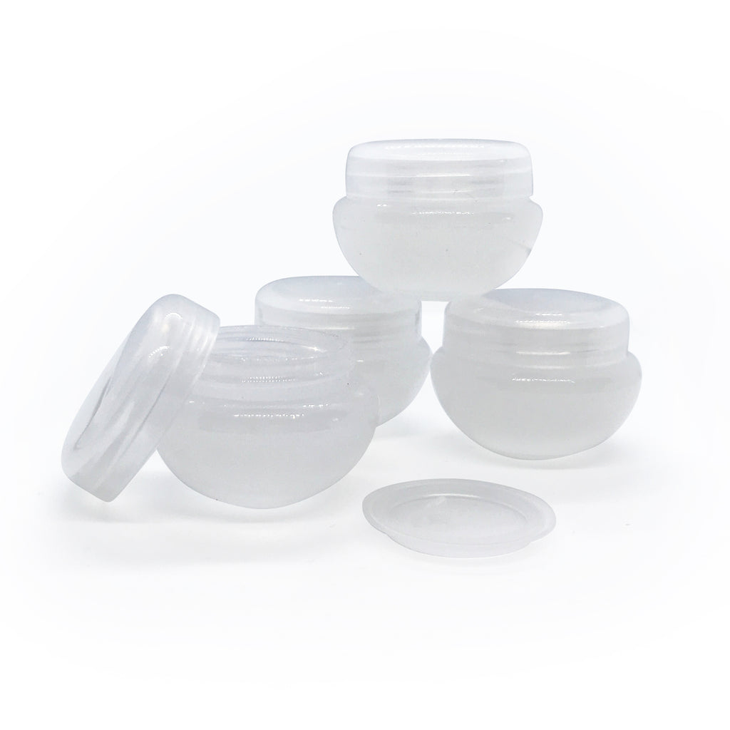 5ml Cosmetic 'Mushroom' Jars with Shive & Lid — Naturally Balmy
